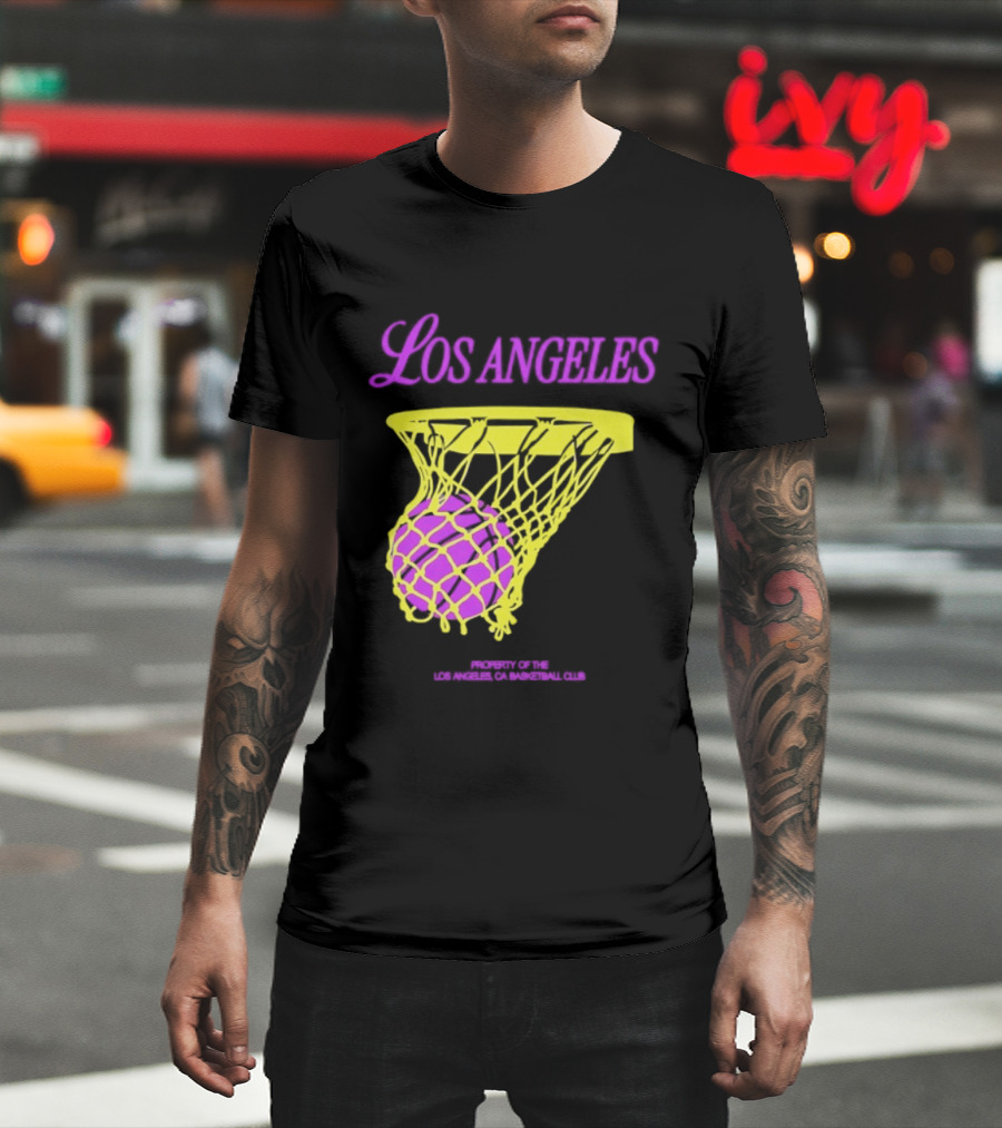 Los Angeles Basketball Club Property Los Angeles CA T-Shirt