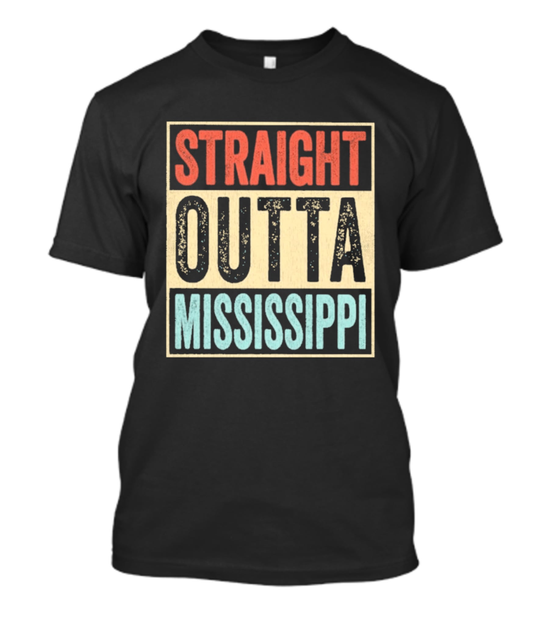 Straight Outta Mississippi Souvenir Performance T-Shirt