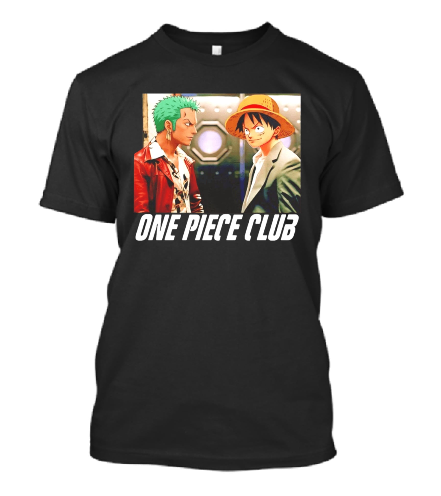 One Piece Club Roronoa Zoro Monkey D Luffy T-Shirt