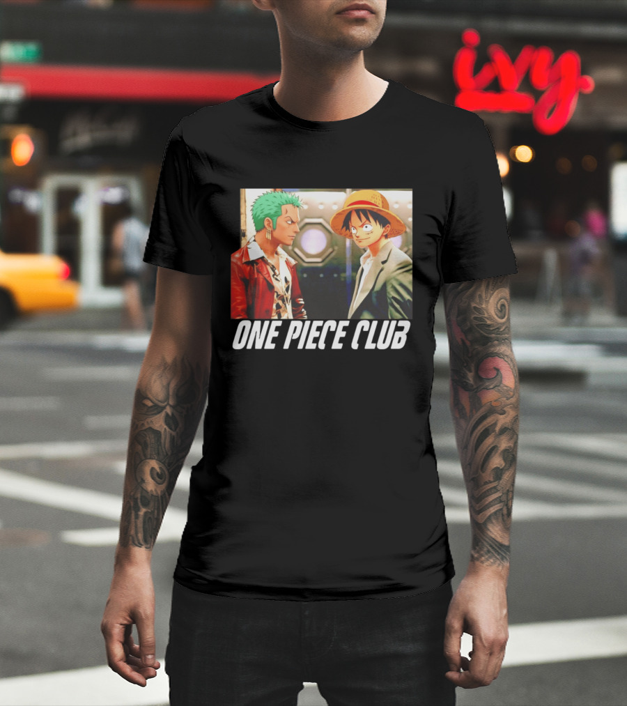 One Piece Club Roronoa Zoro Monkey D Luffy T-Shirt