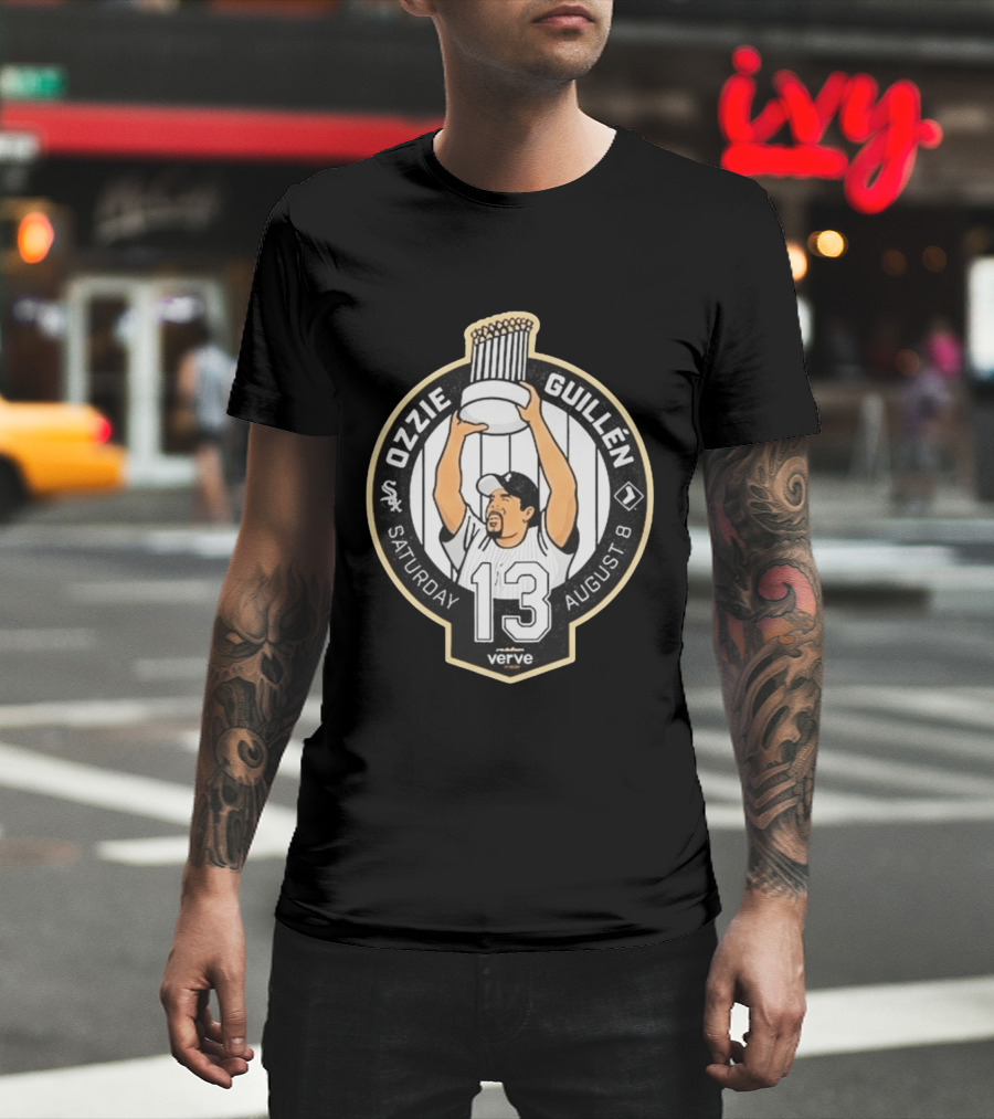 Ozzie Guillen White Sox Verve August 8 Celebration 13 T-Shirt