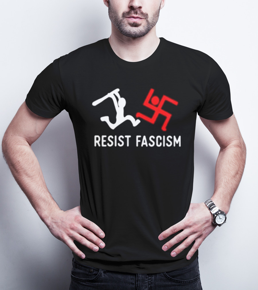 Resist Fascism Anti Nazi Anti Fascist Equality T-Shirt
