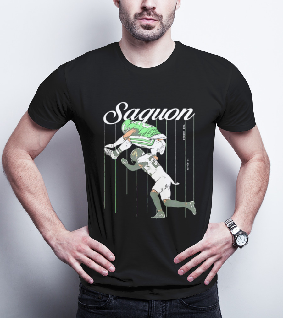Saquon Barkley Backwards Hurdle Against Philadelphia Eagles T-Shirt