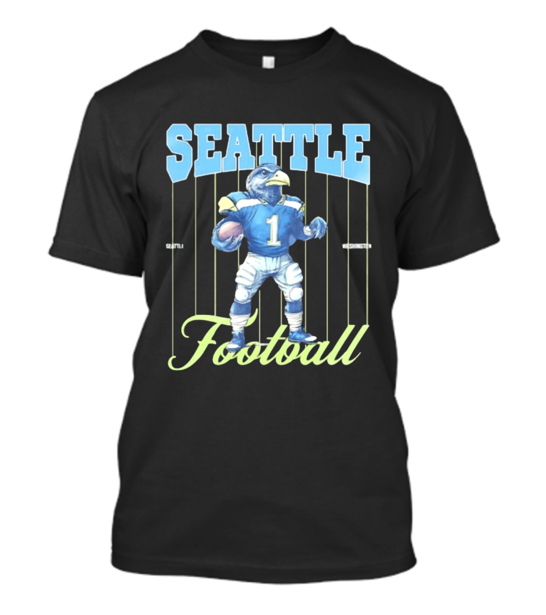 Seattle Seahawks 1 Seattle Washington Football Bird T-Shirt
