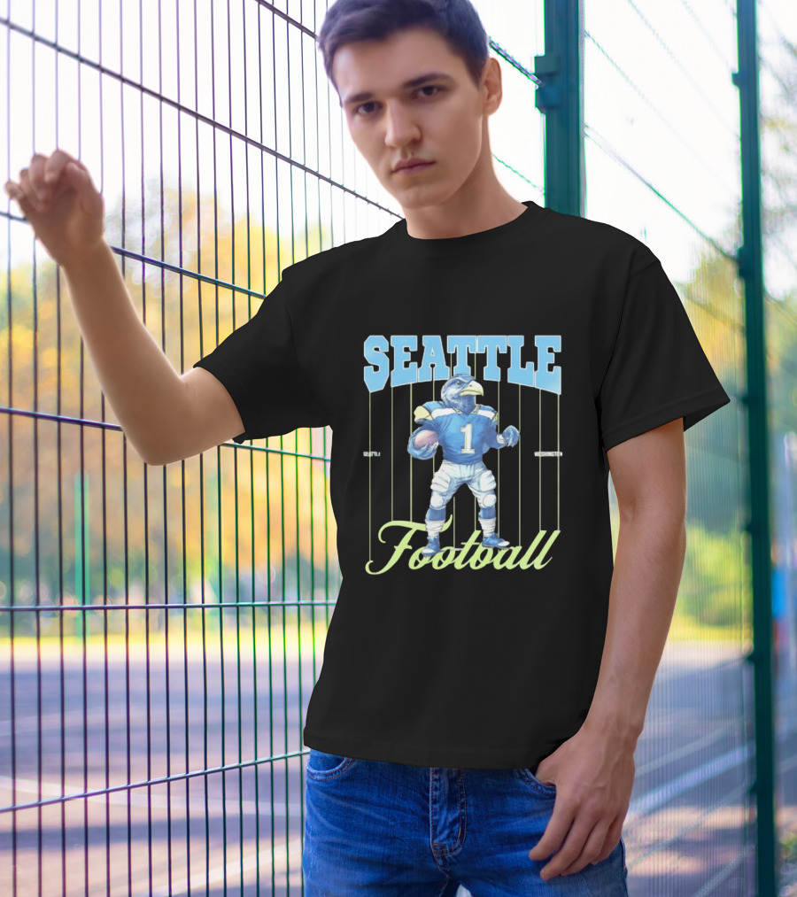 Seattle Seahawks 1 Seattle Washington Football Bird T-Shirt