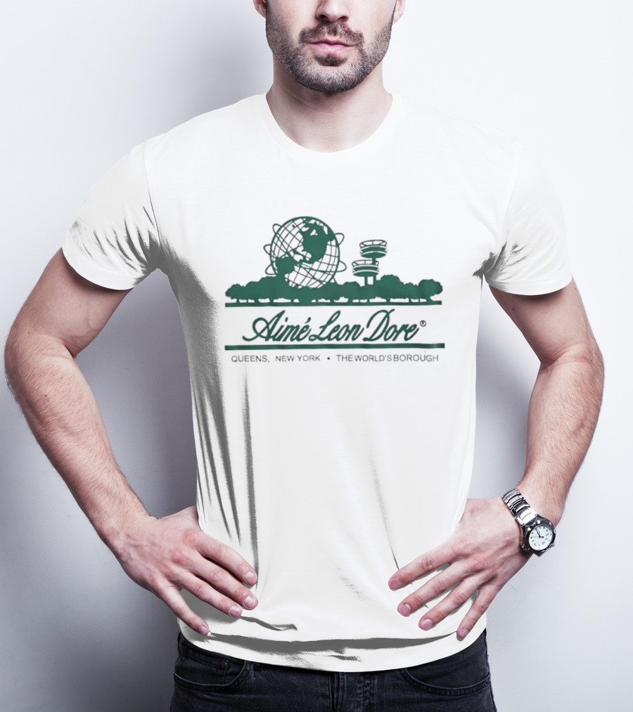 Aimé Leon Dore Queens New York World's Borough Unisphere T-Shirt