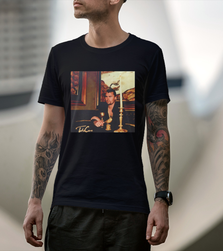 Take Care Charlie Kirk Drake Album Parody Candlelit T-Shirt