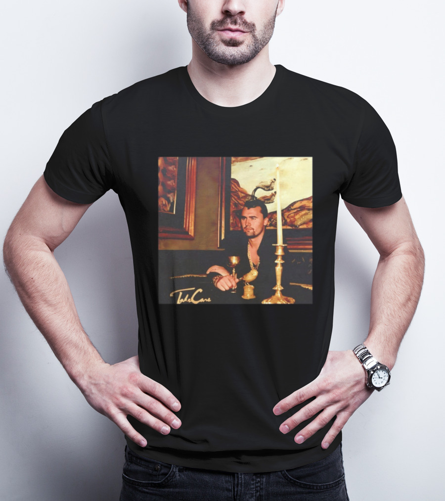 Take Care Charlie Kirk Drake Album Parody Candlelit T-Shirt