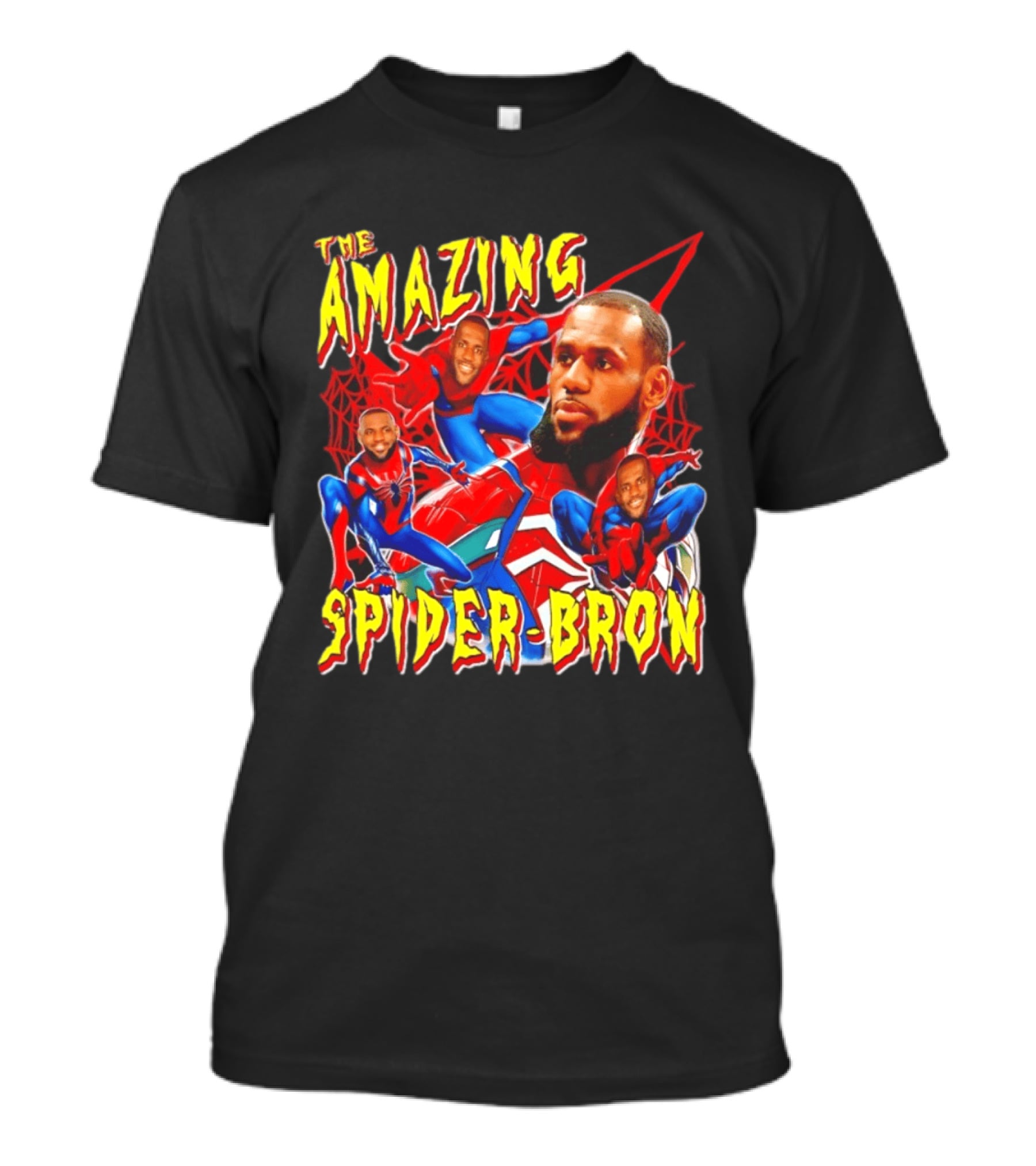 The Amazing Spider Bron LeBron James Web Slinger T-Shirt