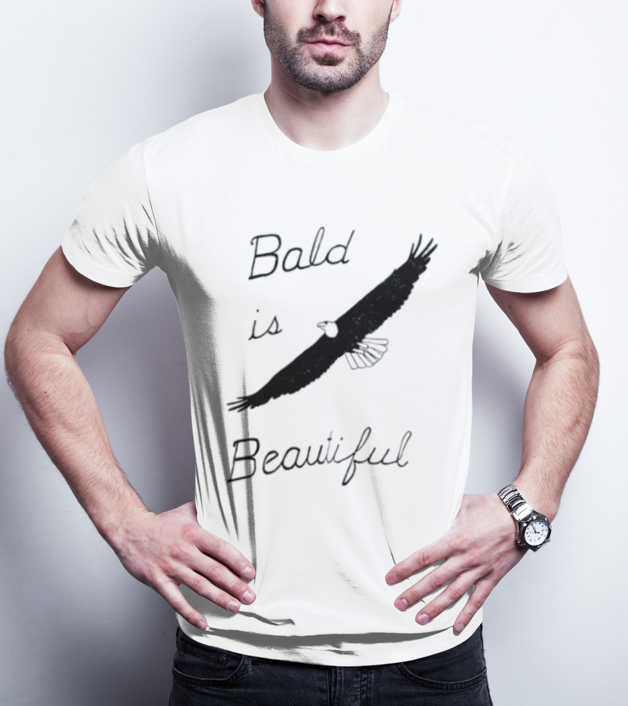 Bald Is Beautiful Hair Loss Eagle Bald Eagle T-Shirt