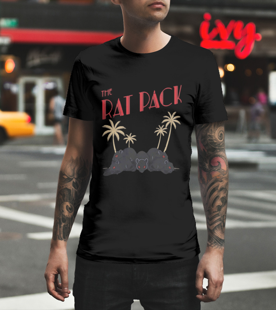 The Rat Pack Florida Panthers Hockey Team Vintage Rats And Palms T-Shirt