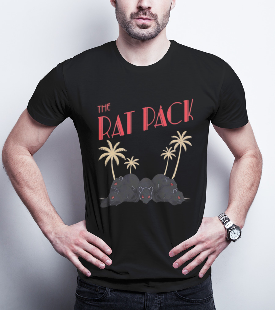 The Rat Pack Florida Panthers Hockey Team Vintage Rats And Palms T-Shirt