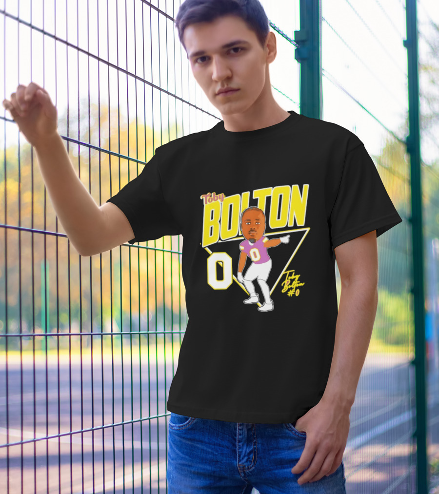 Toby Bolton 0 Caricature Tennessee Tech Football T-Shirt