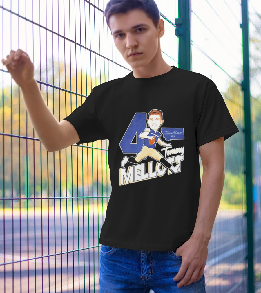 Tommy Mellott 4 Montana State Bobcats Caricature T-Shirt