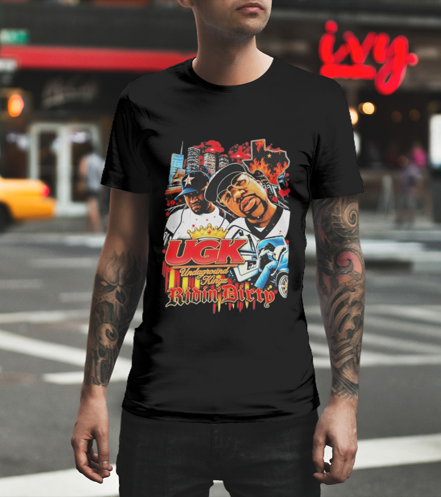 UGK Underground Kingz Ridin' Dirty Texas Rap Legends T-Shirt