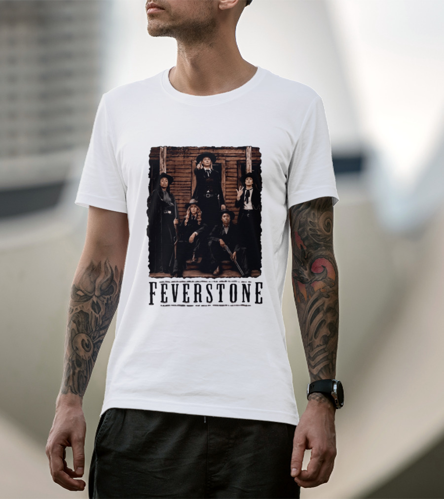 Feverstone Indiana Fever WNBA Basketball Team Western T-Shirt