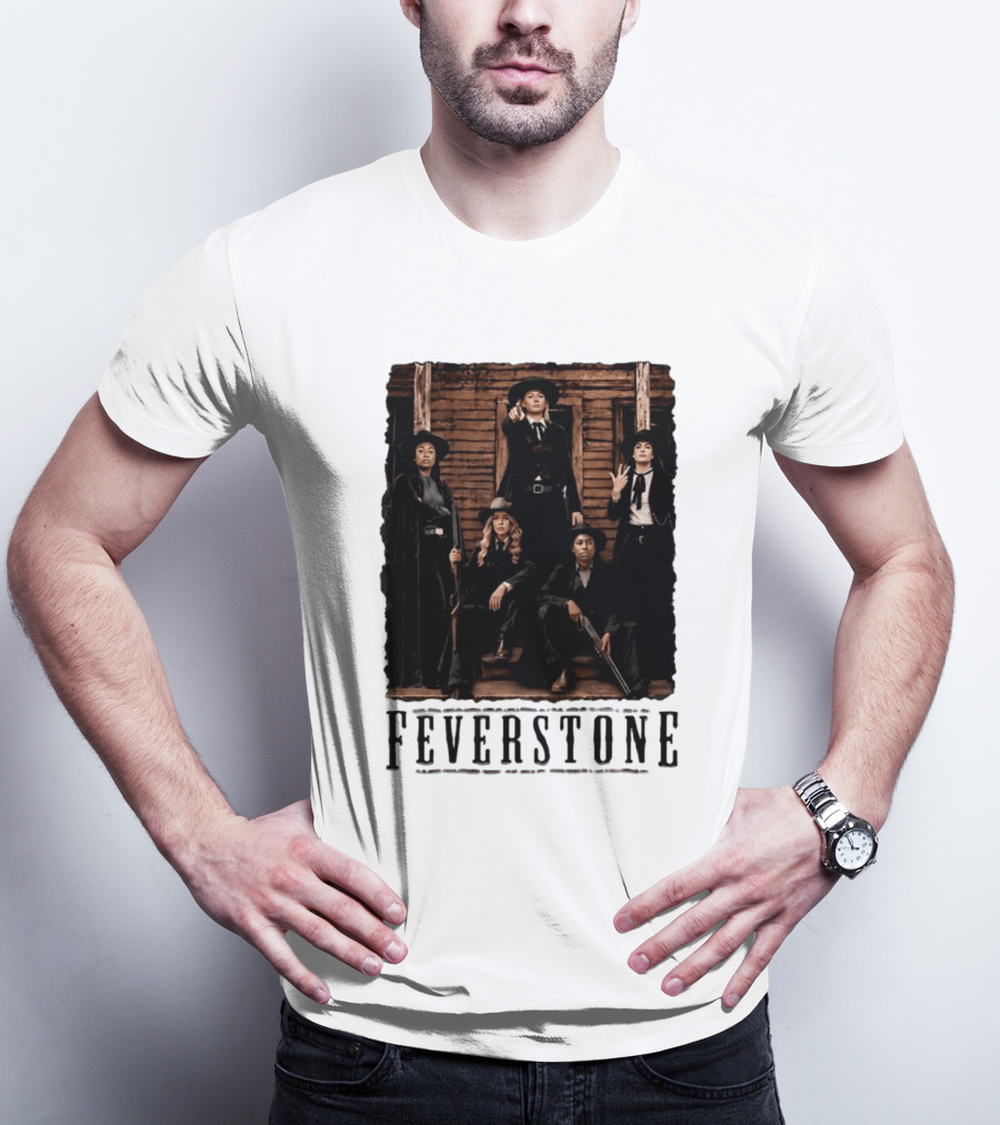 Feverstone Indiana Fever WNBA Basketball Team Western T-Shirt