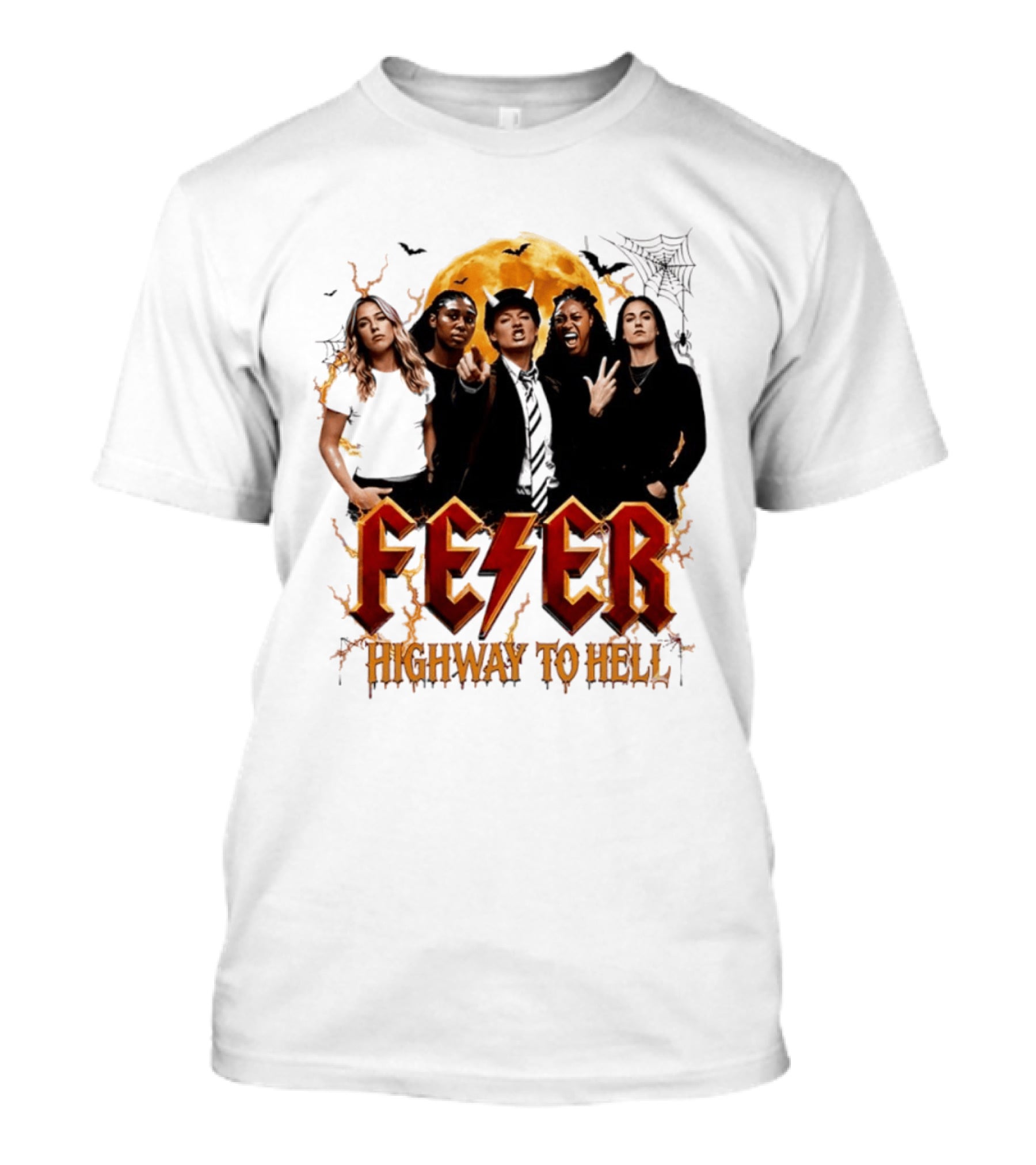 Indiana Fever Highway To Hell Halloween Fever T-Shirt
