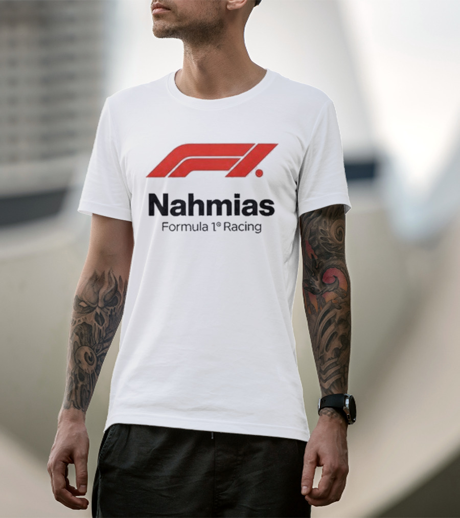 Nahmias Formula 1 Racing Kento Nagao F1 White T-Shirt