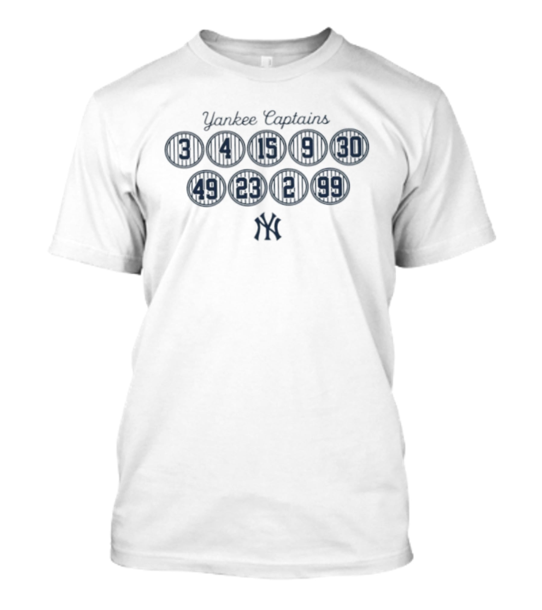 Yankee Captains Numbers With Iconic NY T-Shirt