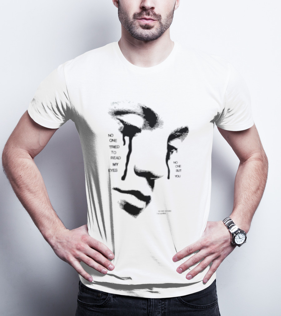 No One Tried To Read My Eyes The Marias Stylized Face T-Shirt
