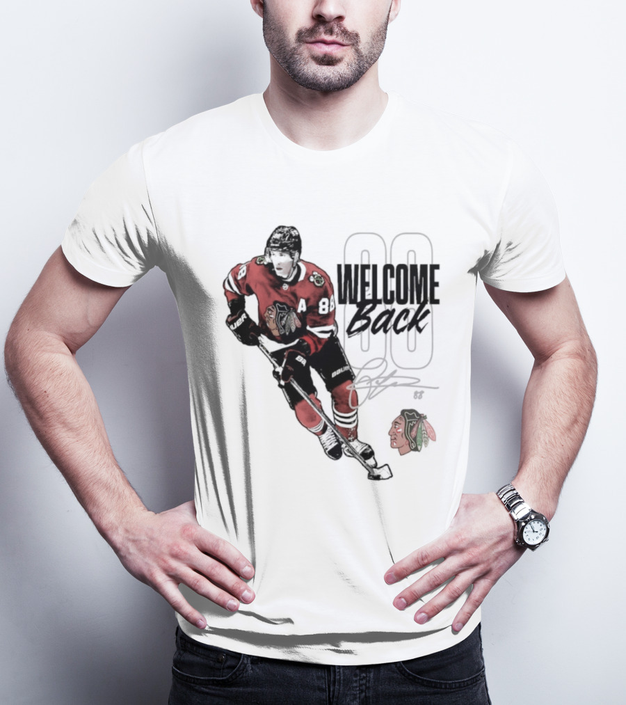 Patrick Kane 88 Chicago Blackhawks Welcome Back T-Shirt