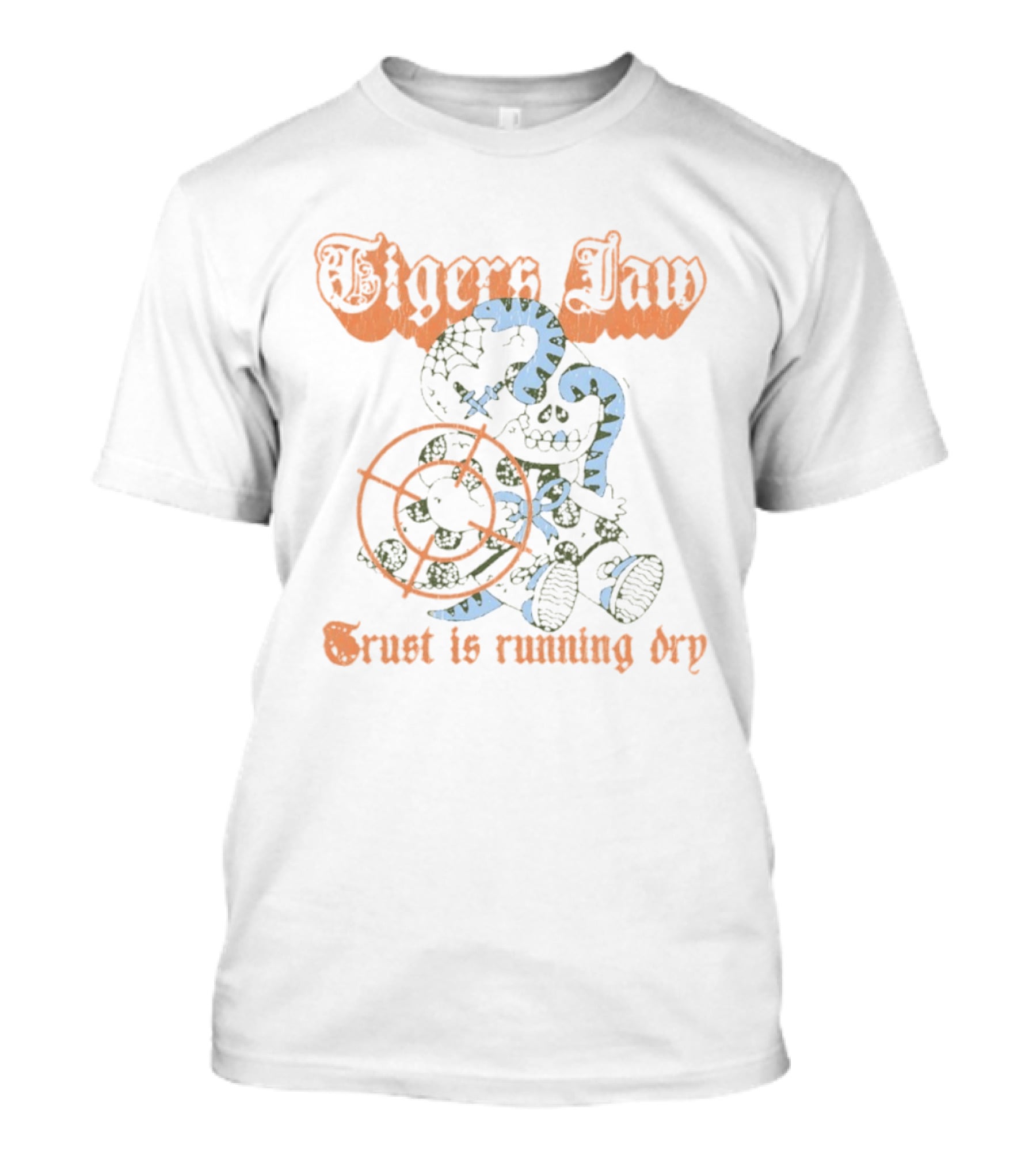 Tigers Jaw Trust Is Running Dry Indie Rock Stuffed Bear T-Shirt