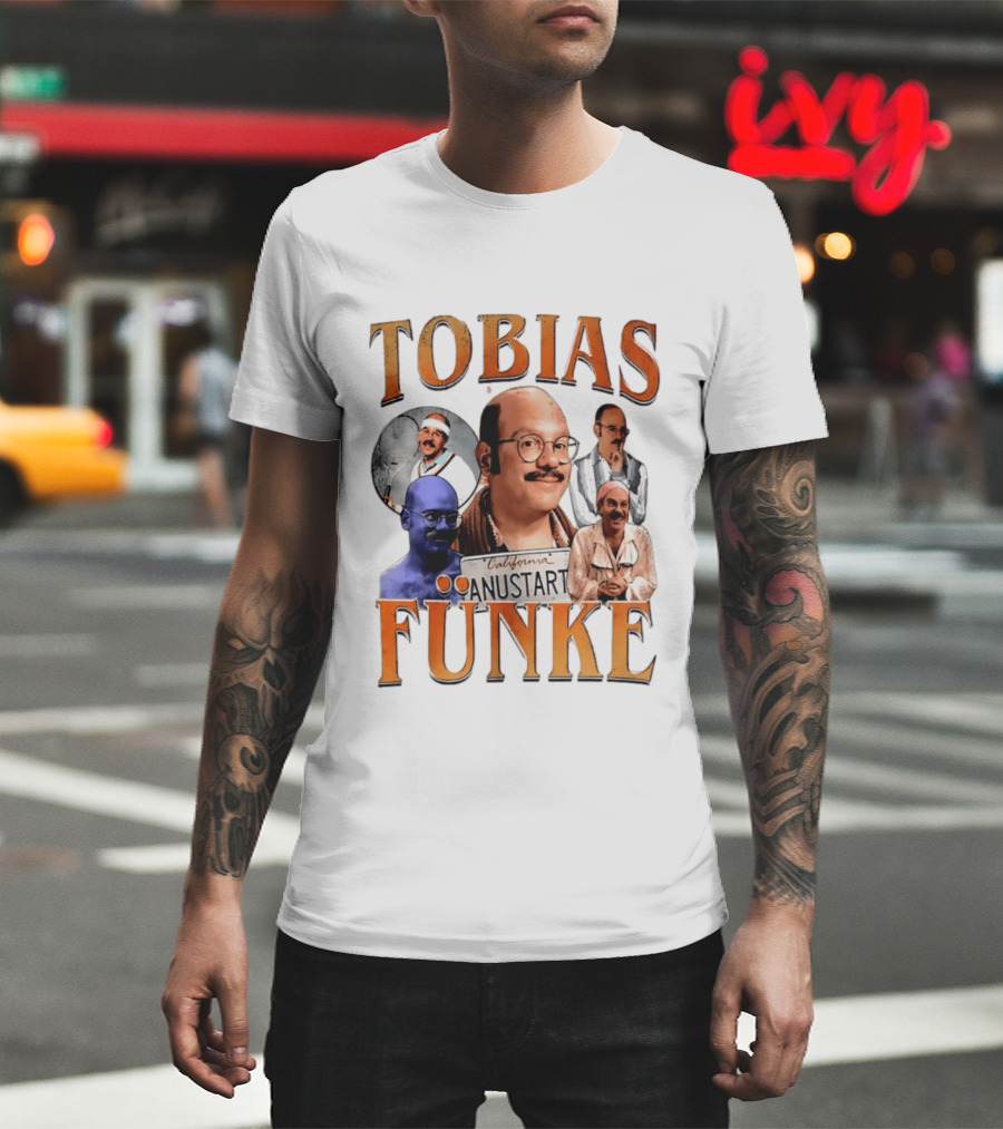 Tobias Funke Anustart Arrested Development Character Compilation T-Shirt