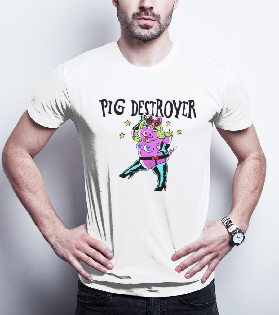 Pig Destroyer Miss Piggy Grindcore Metal Fashionable T-Shirt