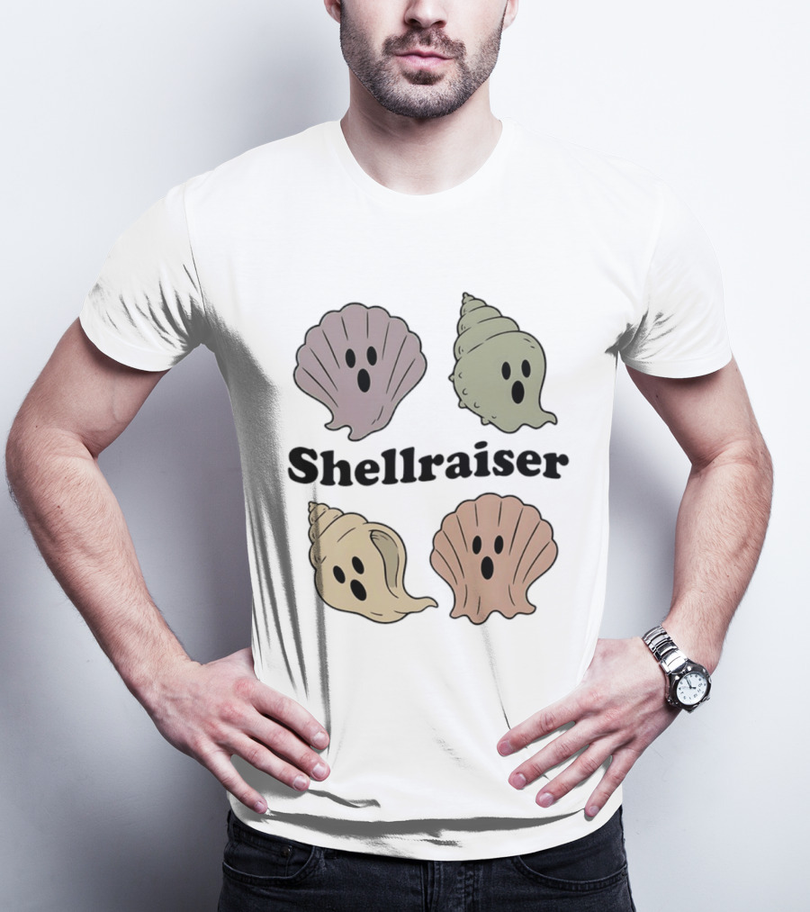 Shellraiser Ghost Shells Spooky Ocean T-Shirt