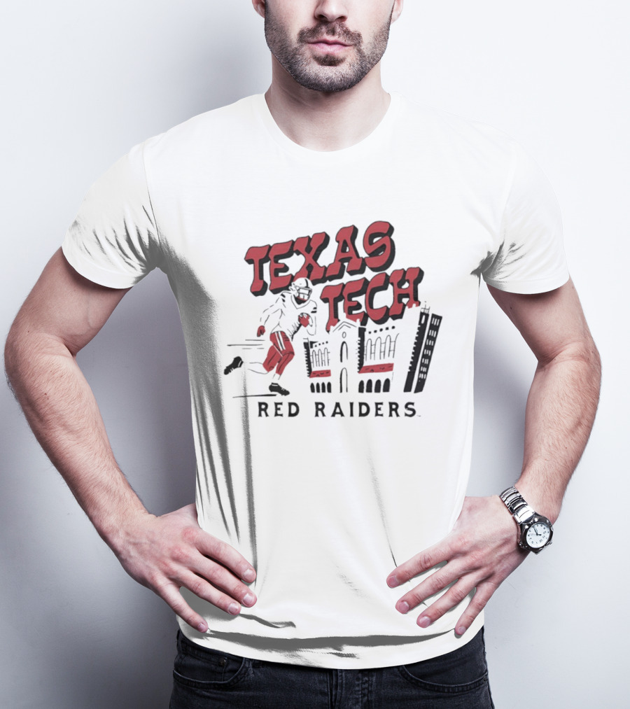 Texas Tech Red Raiders 2026 NCAA Football Player Running T-Shirt
