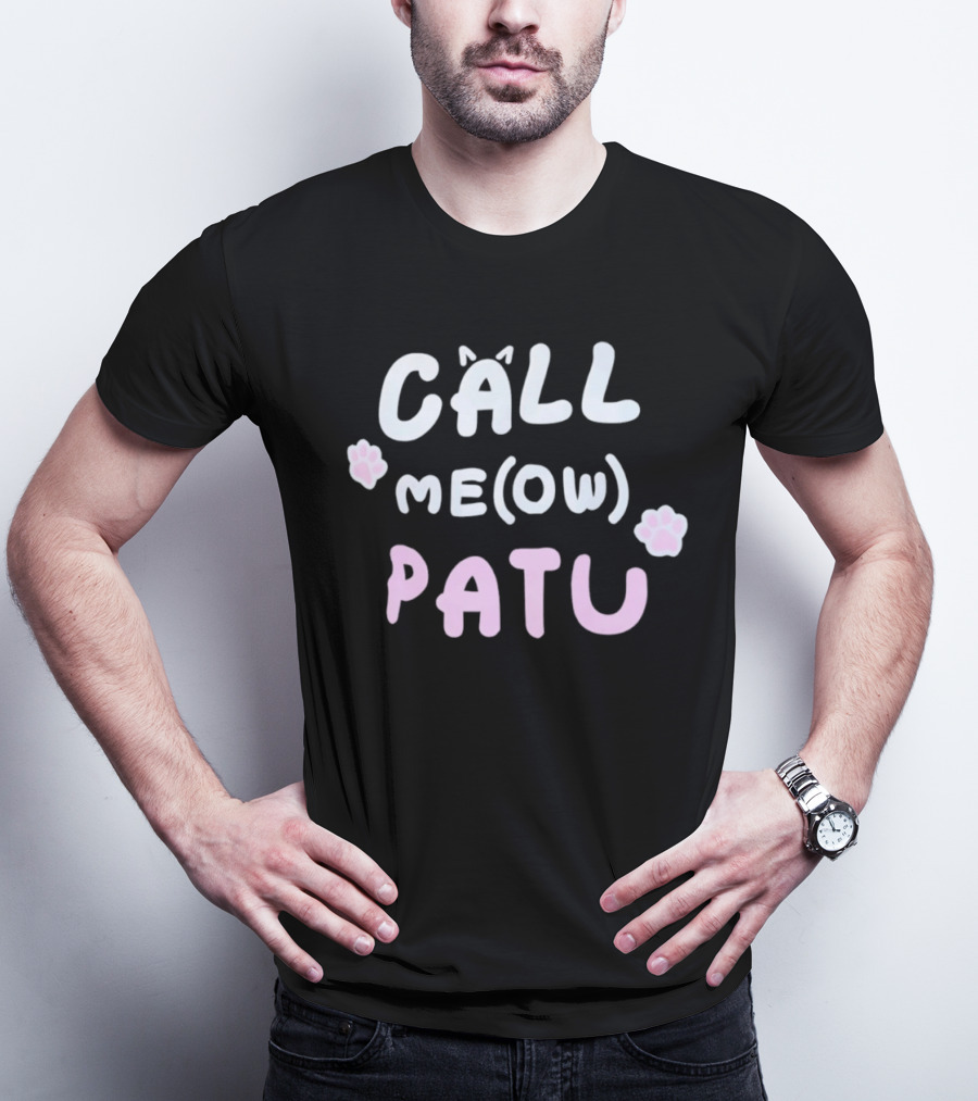 CALL ME(OW) PATU Cat Paw Prints T-Shirt