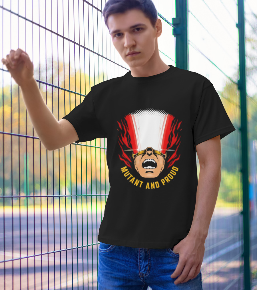 Cyclops Mutant And Proud X Men Marvel Eyebeams T-Shirt