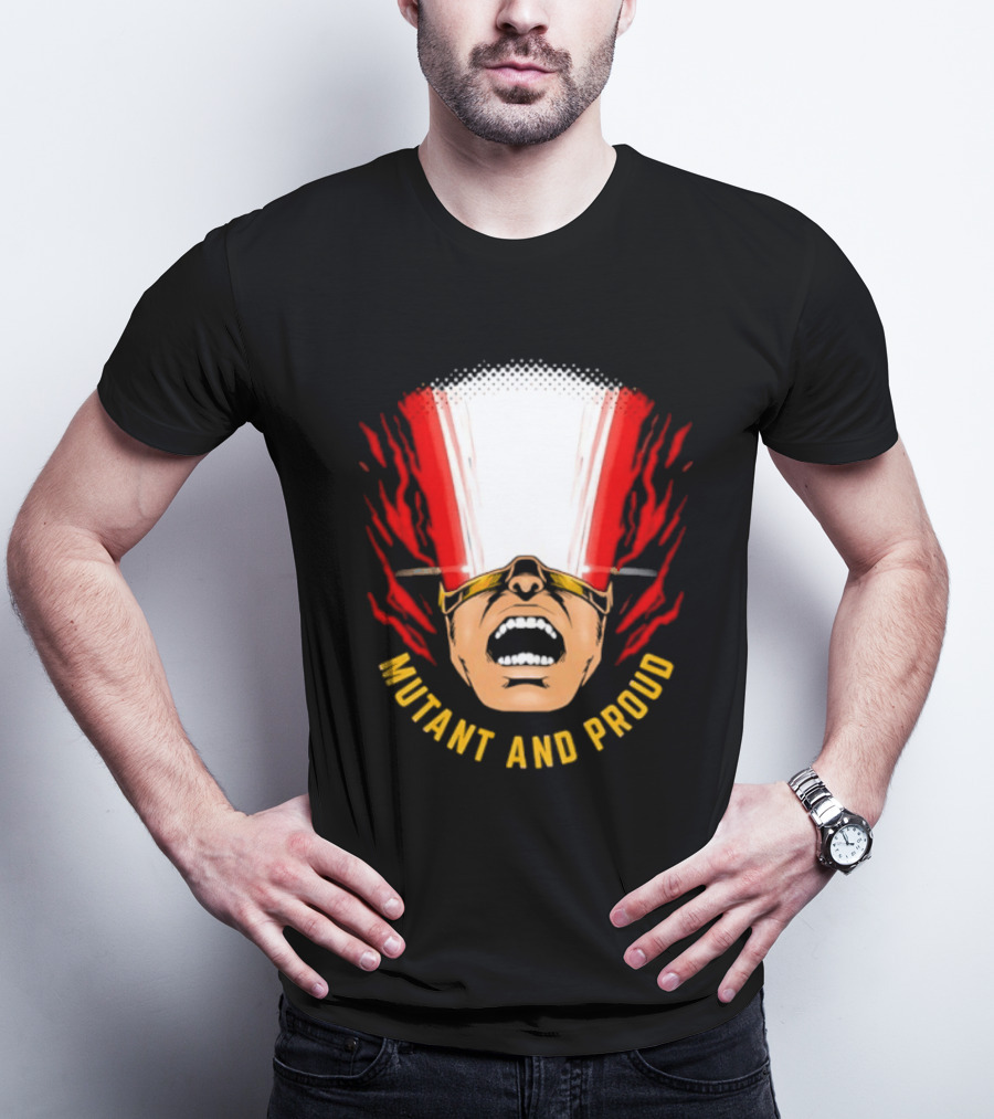 Cyclops Mutant And Proud X Men Marvel Eyebeams T-Shirt