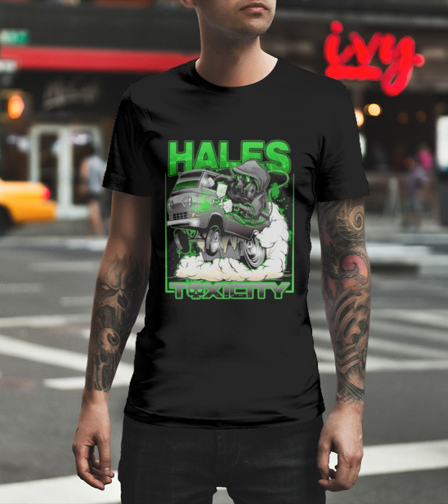 Hales Toxicity Gas Mask Graffiti Van Street T-Shirt