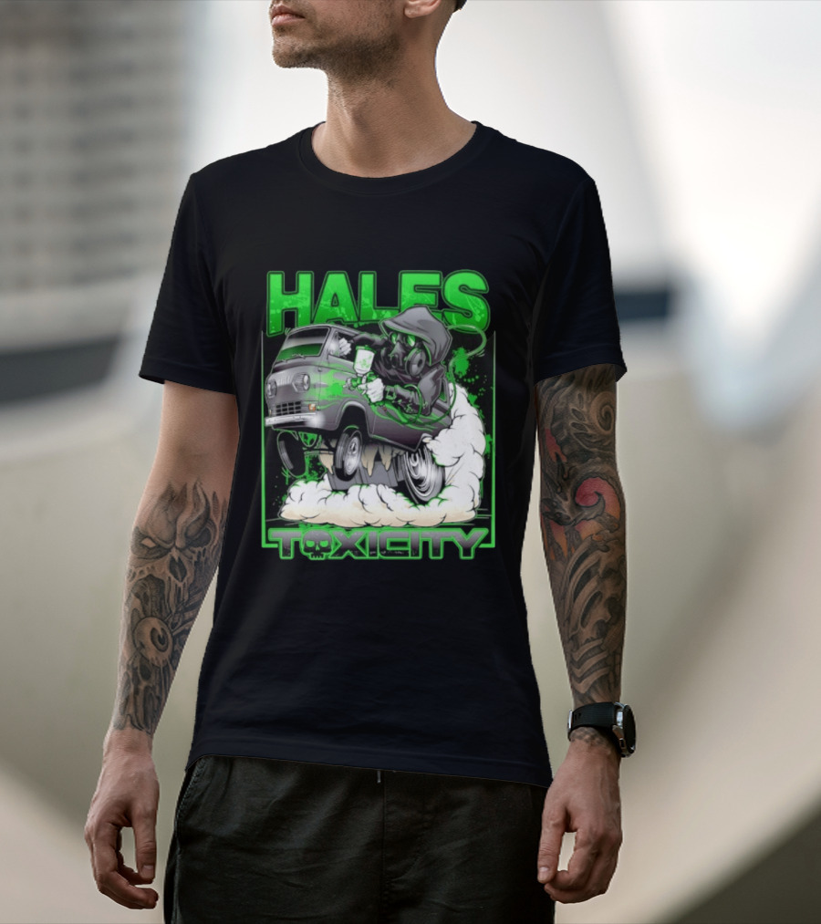 Hales Toxicity Gas Mask Graffiti Van Street T-Shirt
