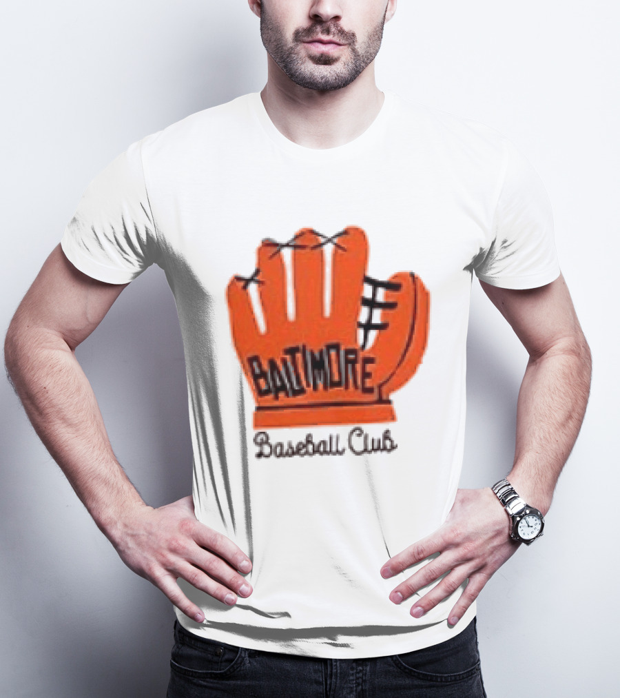MLB Baltimore Orioles Baseball Club Orange Glove Always Better In Baltimore T-Shirt