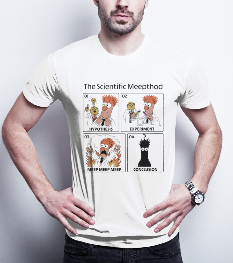The Scientific Meepthod Beaker Muppets Hypothesis Experiment Conclusion T-Shirt