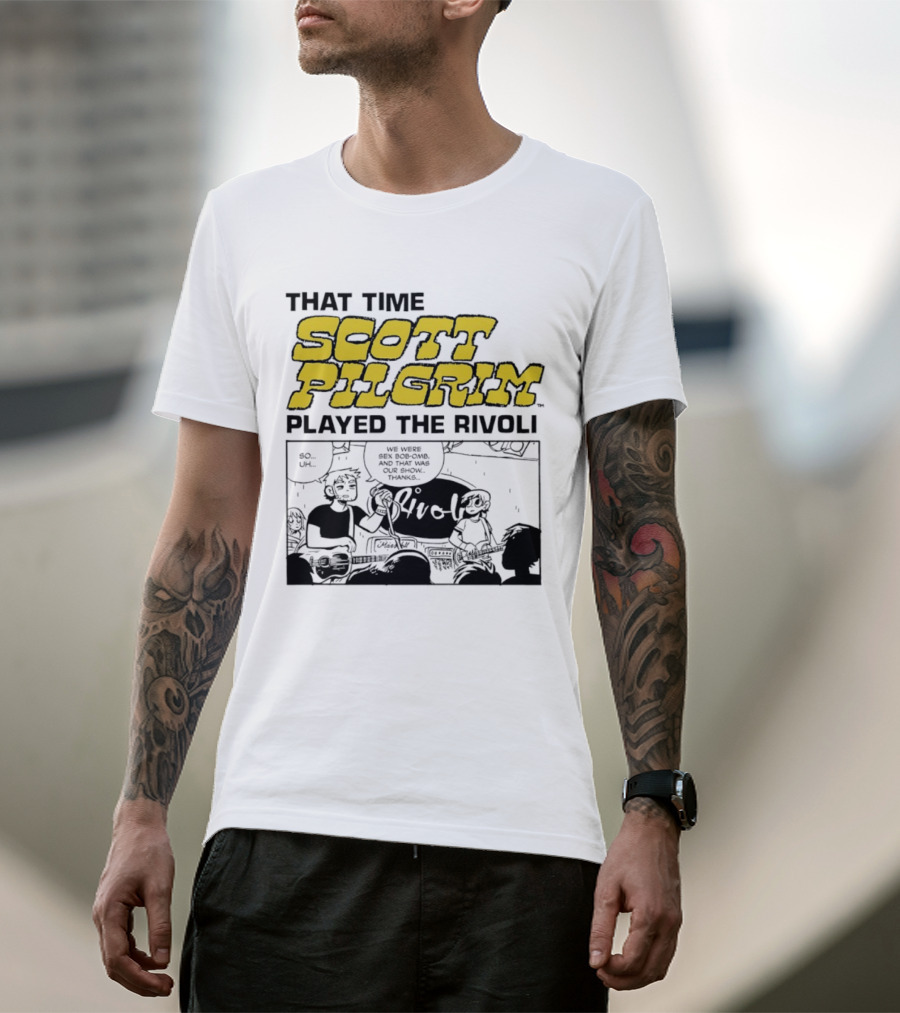 Scott Pilgrim Comic Strip That Time Played The Rivoli T-Shirt
