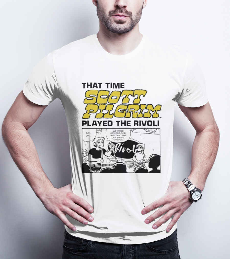 Scott Pilgrim Comic Strip That Time Played The Rivoli T-Shirt