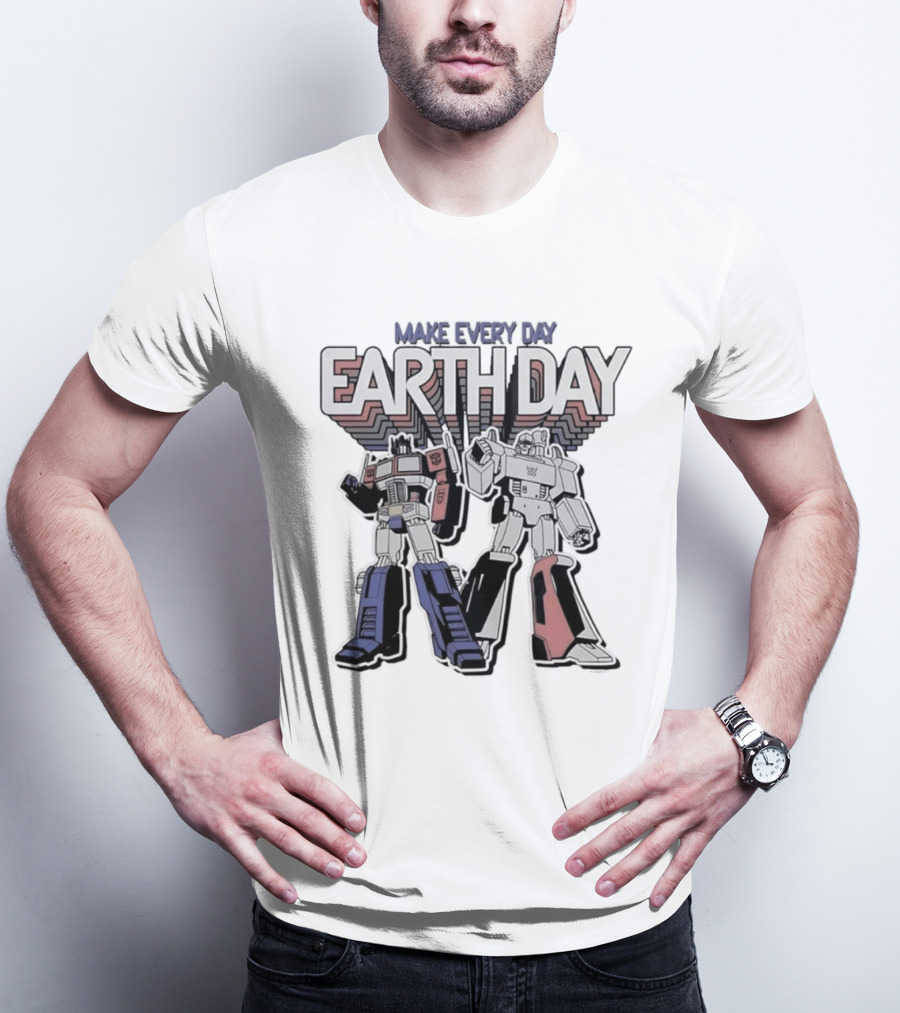 Make Every Day Earth Day Transformers T-Shirt