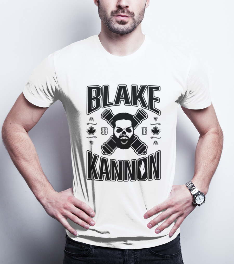 Blake Kannon 98 18 Skull Cannons Wrestling T-Shirt