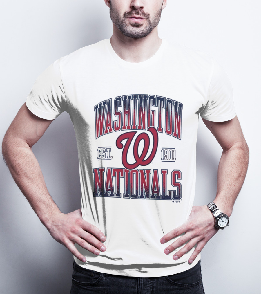 Washington Nationals Est 1901 MLB Baseball Vintage Red T-Shirt