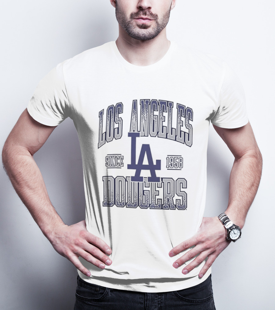 Los Angeles Dodgers LA Since 1958 MLB Baseball T-Shirt