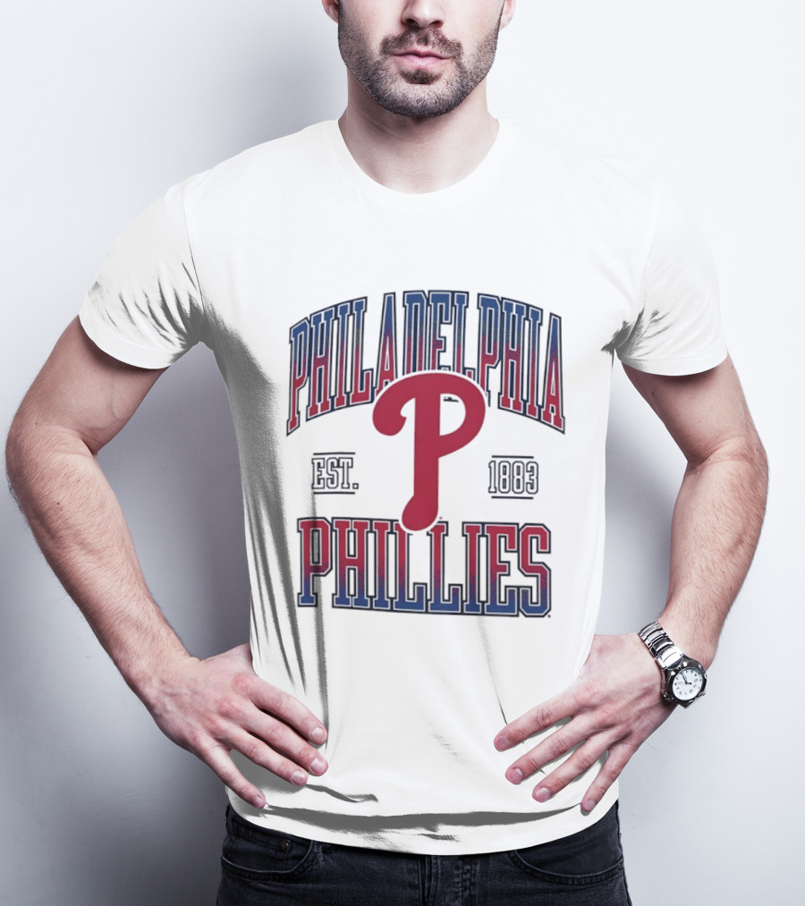 Philadelphia Phillies Est 1883 MLB Baseball P Icon Classic Team T-Shirt