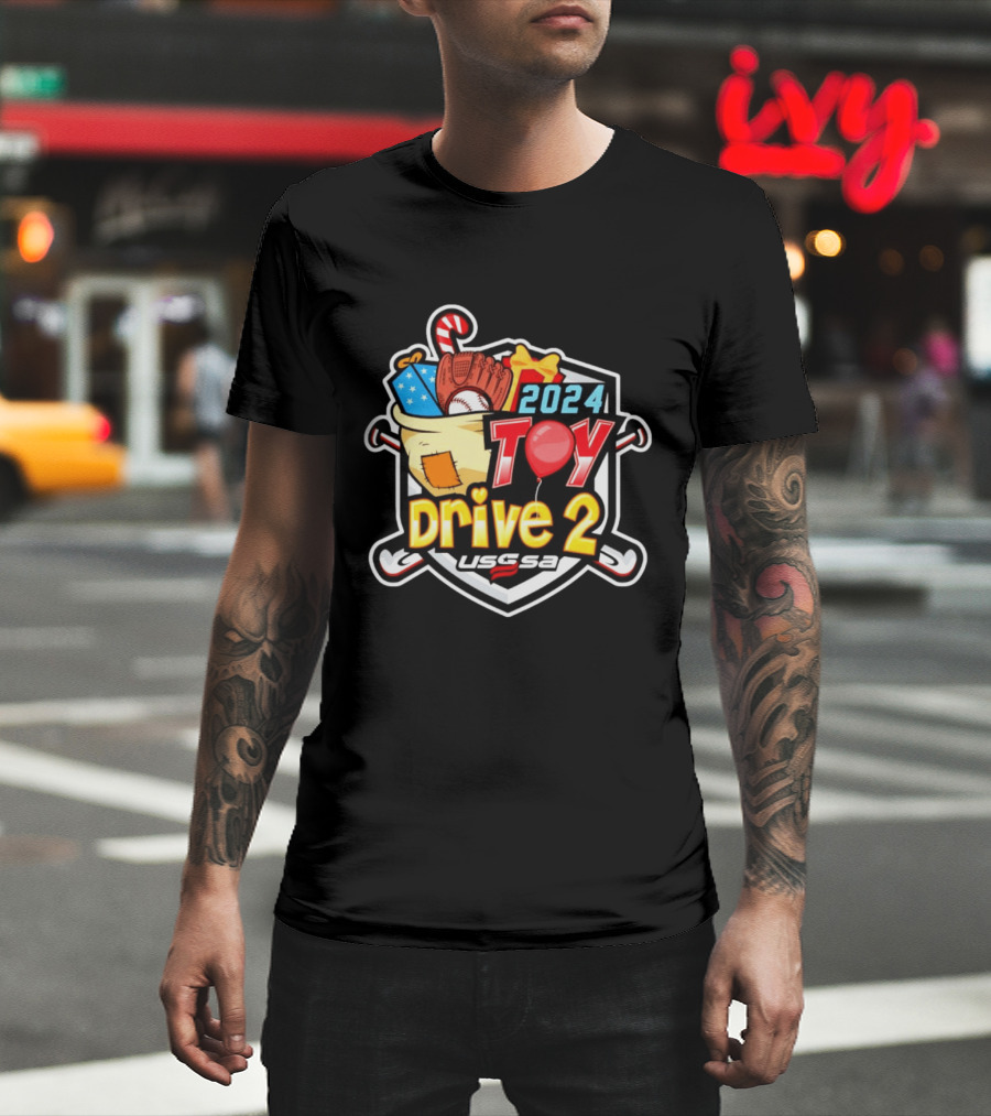 2024 USSSA Toy Drive 2 Baseball Event T-Shirt