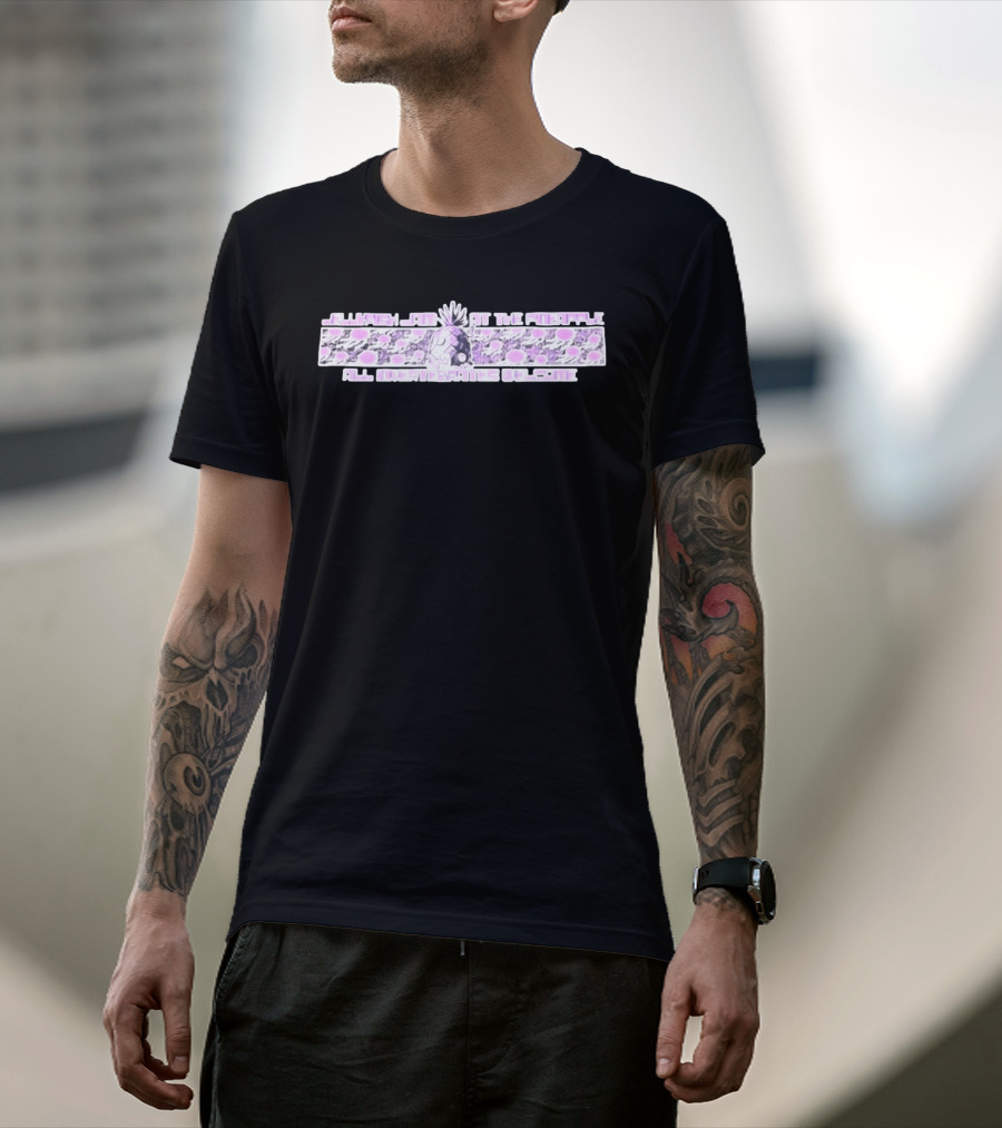 Jellyfish Jam At The Pineapple All Invertebrates Welcome T-Shirt