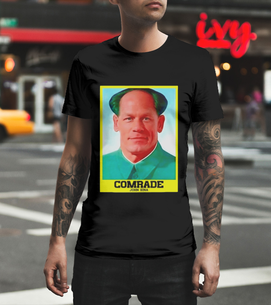 Comrade John Xina Meme Mao Zedong Parody Image T-Shirt