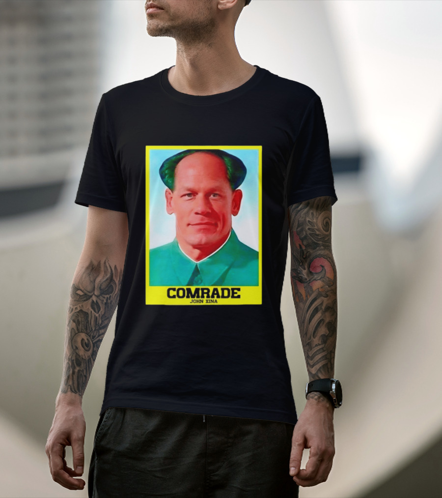 Comrade John Xina Meme Mao Zedong Parody Image T-Shirt