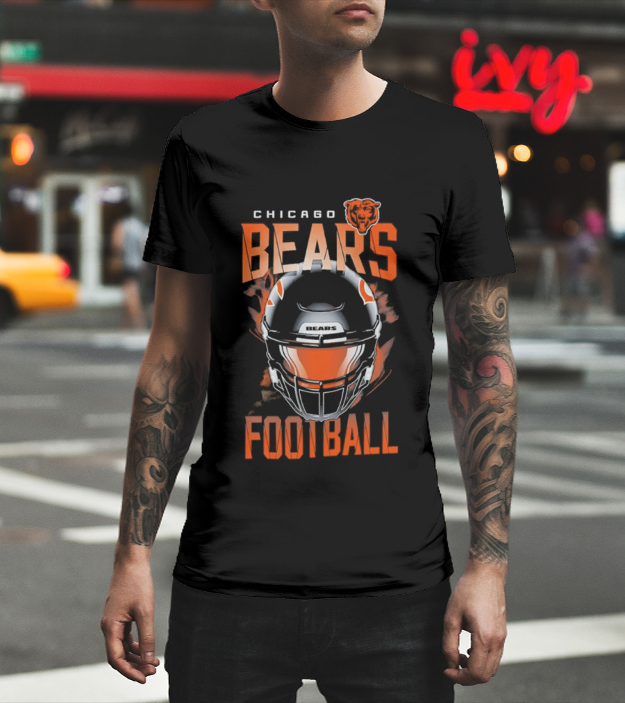 Chicago Bears Football Helmet 2026 Season T-Shirt